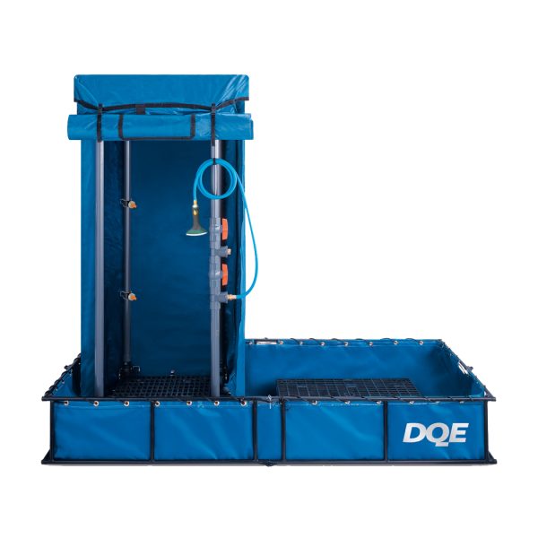 Standard Decontamination Shower System- Aluminum Pool – DQE Ready